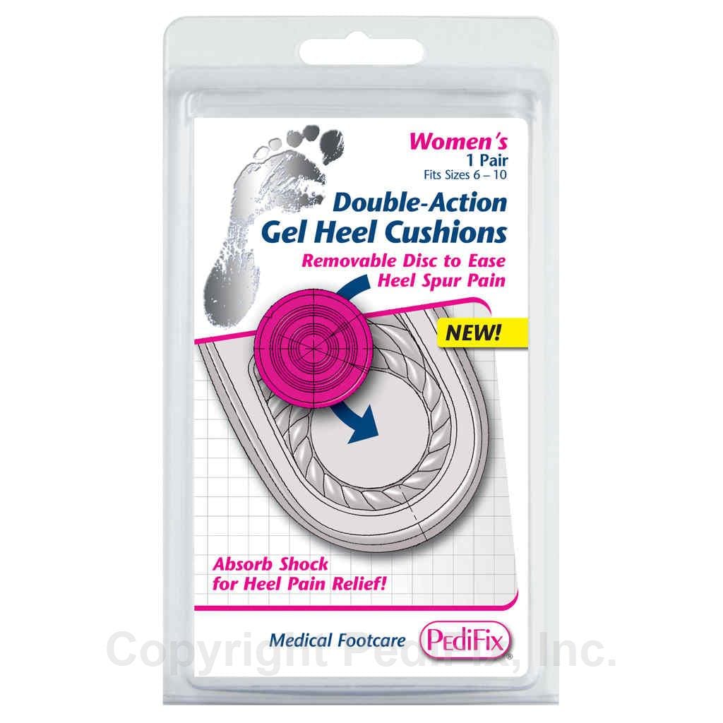 Almohadillas de gel para talón PediFix® de doble acción — COMFORTWIZ
