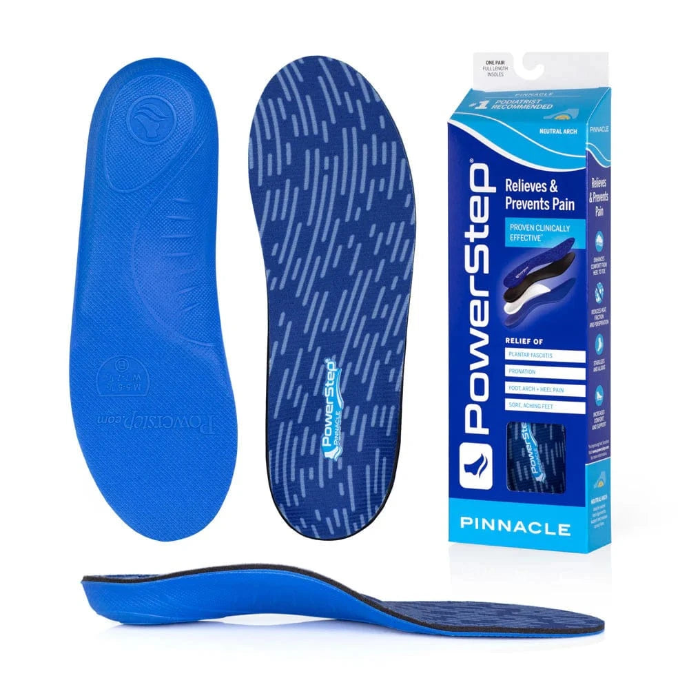 PowerStep Pinnacle Insoles | Plantar Fasciitis & Heel Pain Relief Orth ...